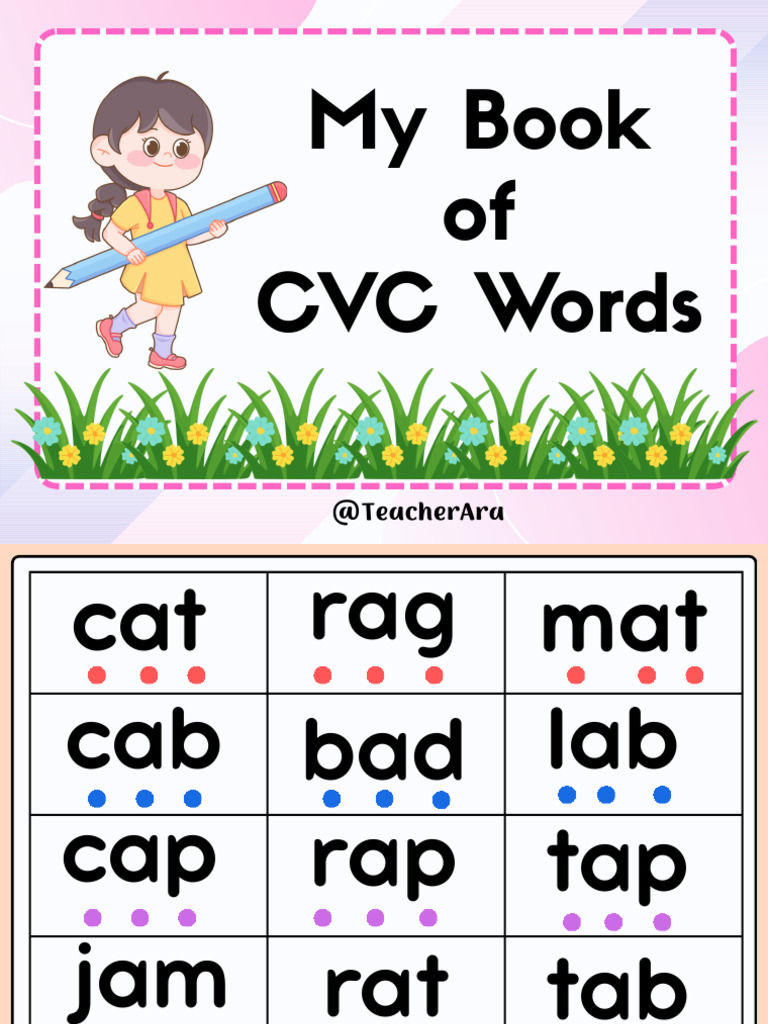 CVC Words for Early Readers | PDF