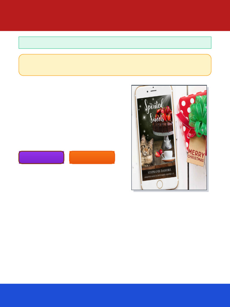 Spirited Sweets Mystery Box Set Holiday Collection Books 1 3 Stephanie ...