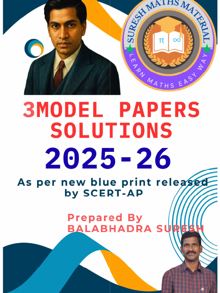 Scert 3 Model Papers (2025-26) Solutions Img | PDF