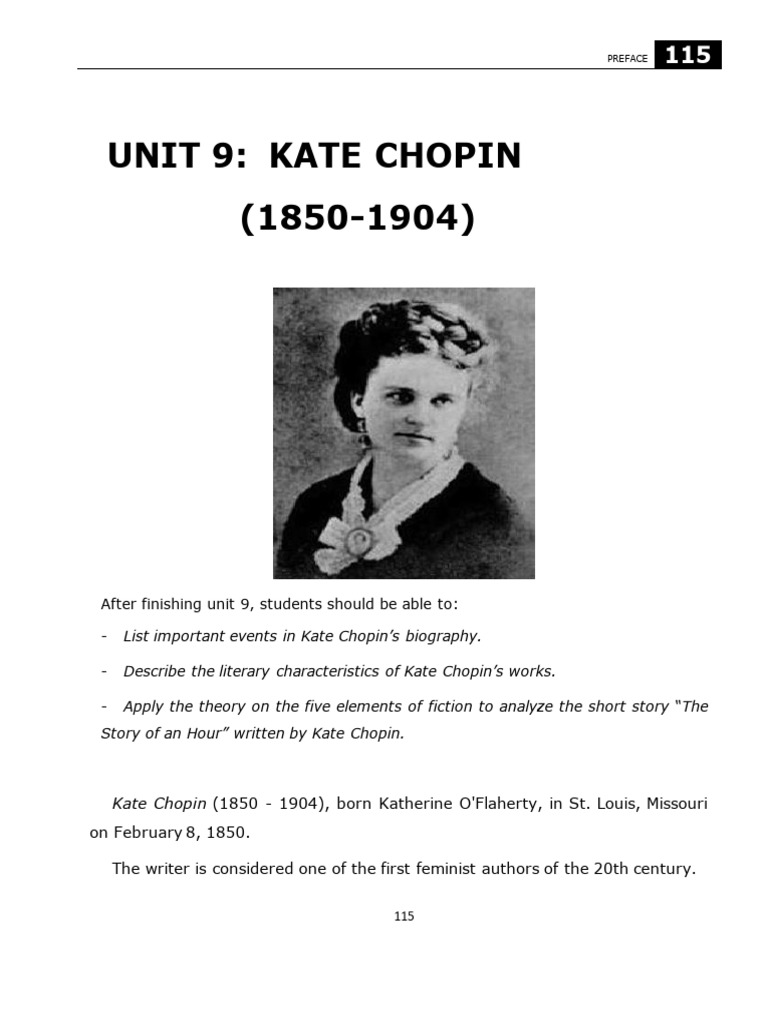 Analyzing Kate Chopin's "The Story of an Hour" | PDF