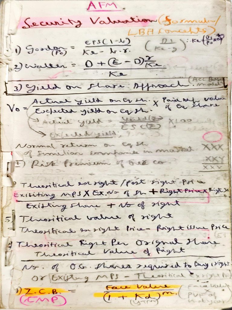 Afm Formul Format Steps | PDF