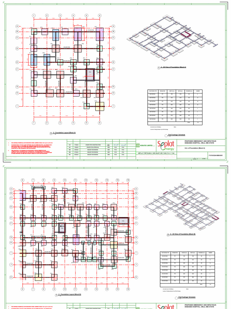 Structural Drawing Orlu Main Building 073416 | PDF