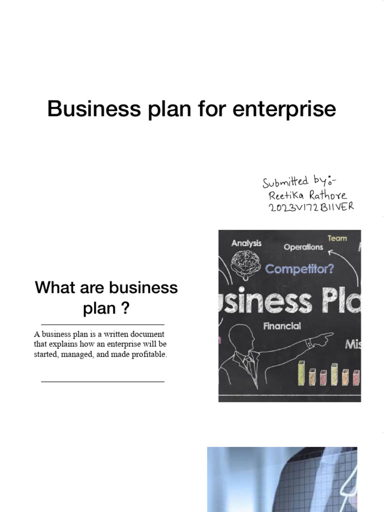 Business Plan for Enterprise | PDF | Marketing | Marketing Strategy