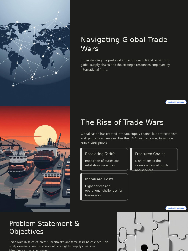 Navigating Global Trade Wars | PDF | Macroeconomics | Tariff