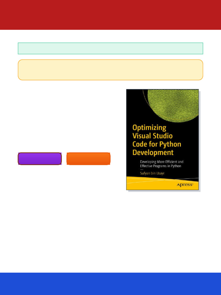 Optimizing Visual Studio Code for Python Development: Developing More ...