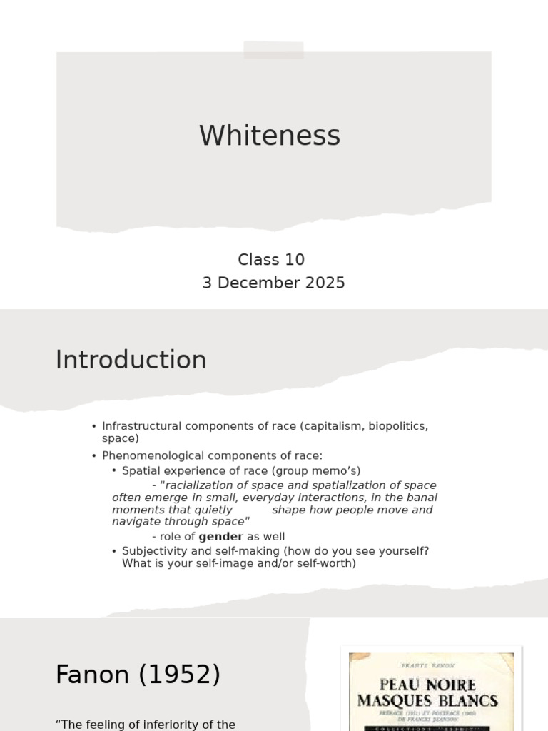 Understanding Whiteness: Race and Identity | PDF | Whiteness Studies ...