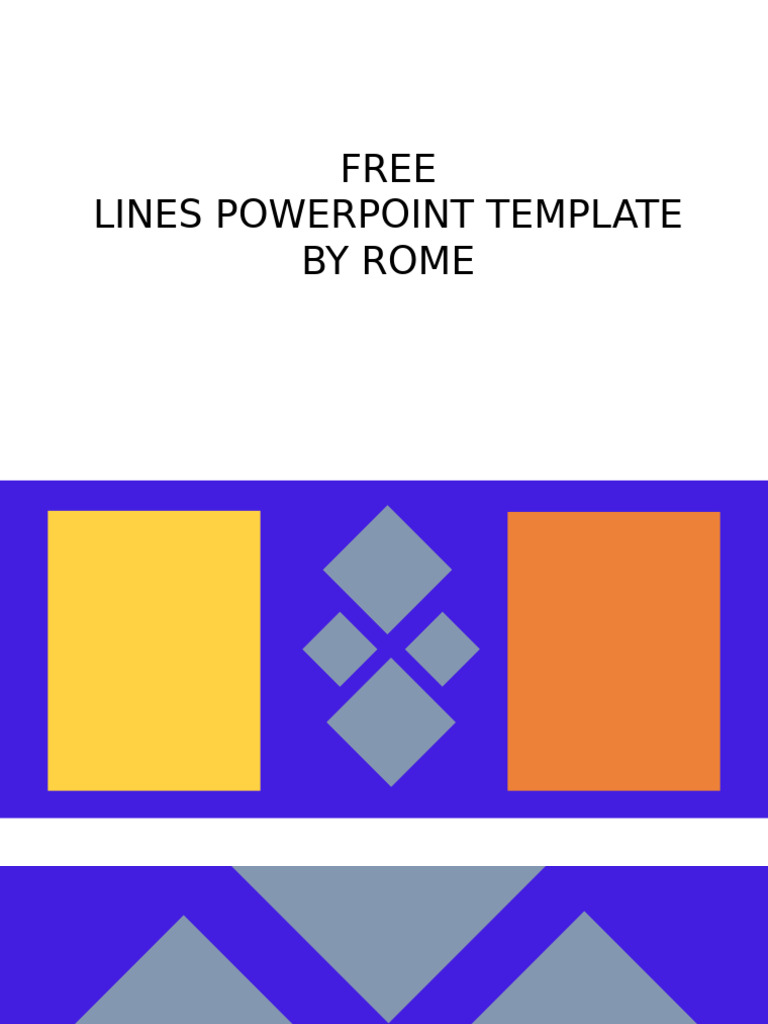 Lines PPT Template by Rome | PDF