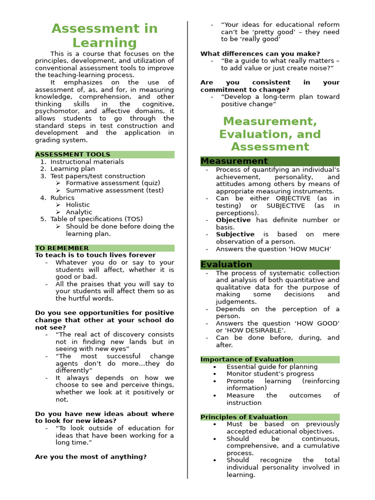 Effective Assessment Strategies in Education | PDF | Educational ...