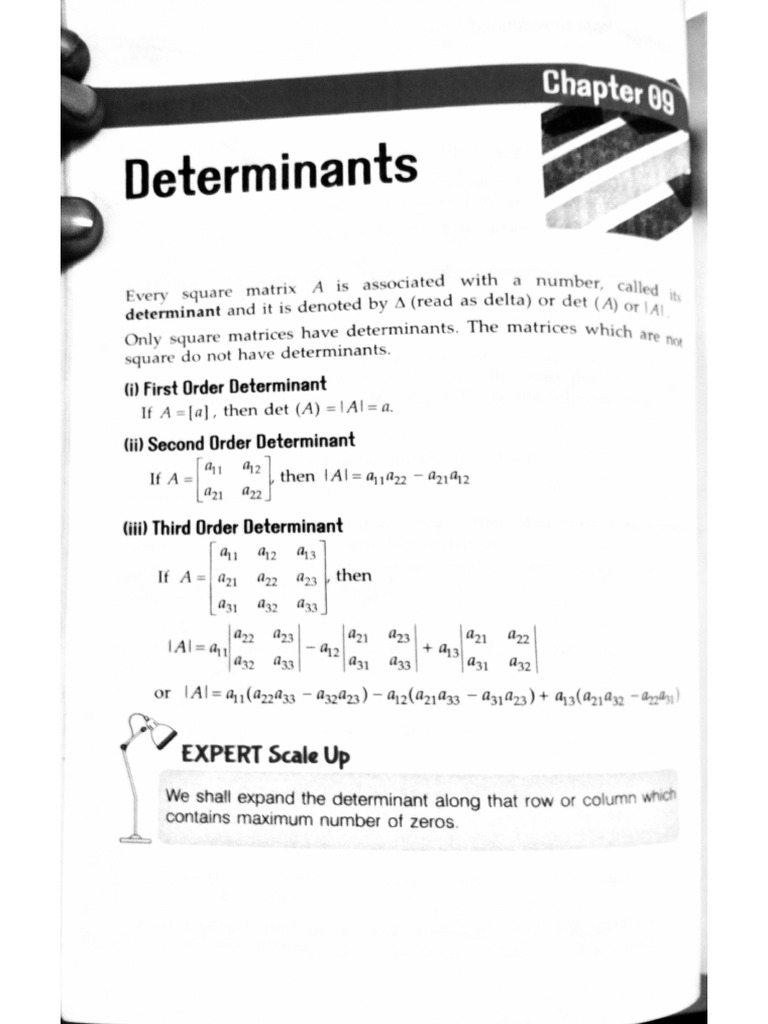 Determinants Formula | PDF