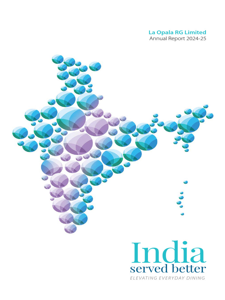 La Opala RG Limited Annual Report 2024-25 | PDF | Economies