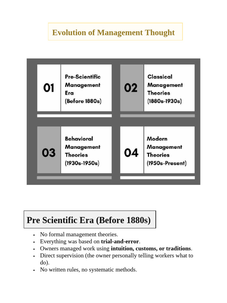 Lecture 3 MCOB Evolution of Management | PDF | Business | Economies