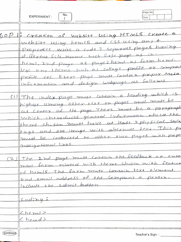 Sop Practicals 2025-26 | PDF