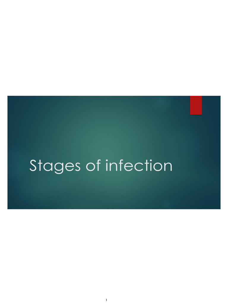 Stages of Infection | PDF