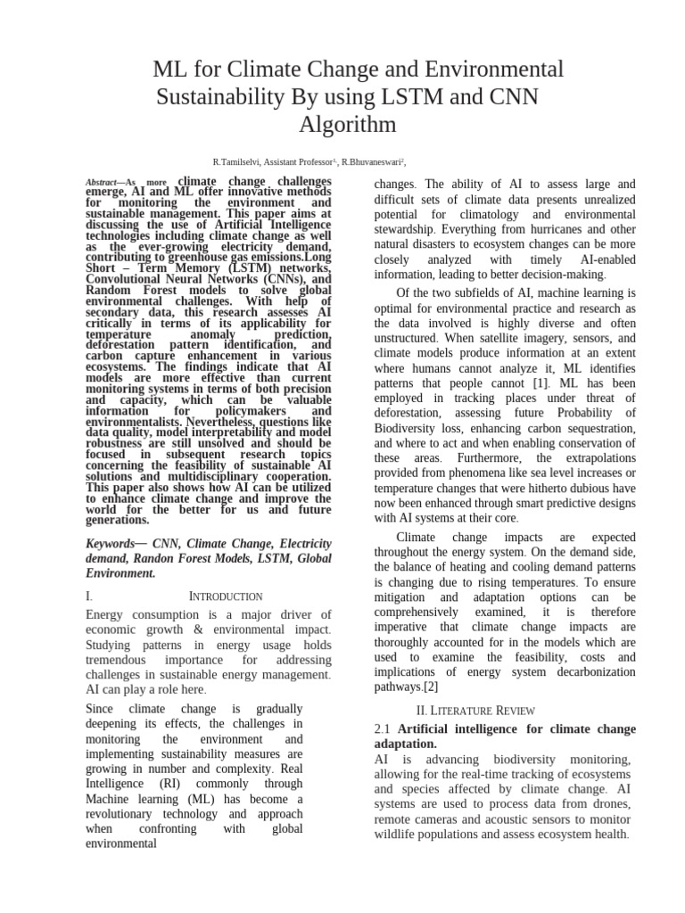 ML for Climate change | PDF | Climate Change | Artificial Intelligence