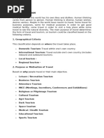 Tourist Classifications: Cohen & Plog | PDF | Tourism