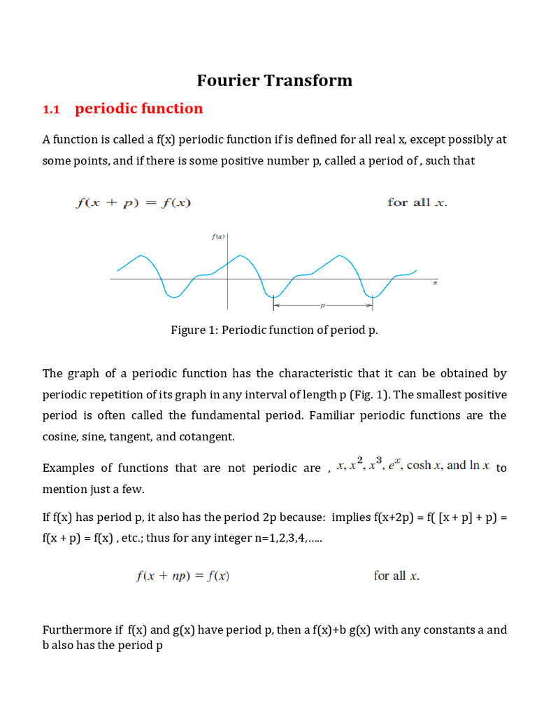 Understanding Fourier Transform Basics | PDF | Eigenvalues And ...