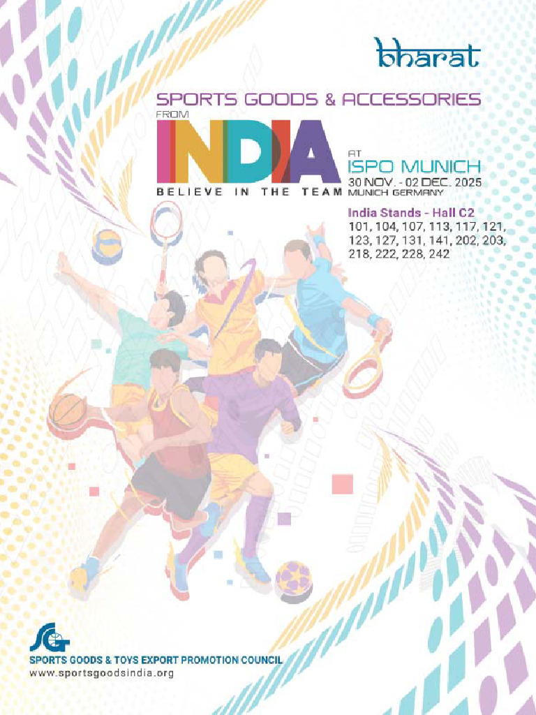 Indian Sports Goods Exporters at ISPO 2025 | PDF | Sports | Sports ...