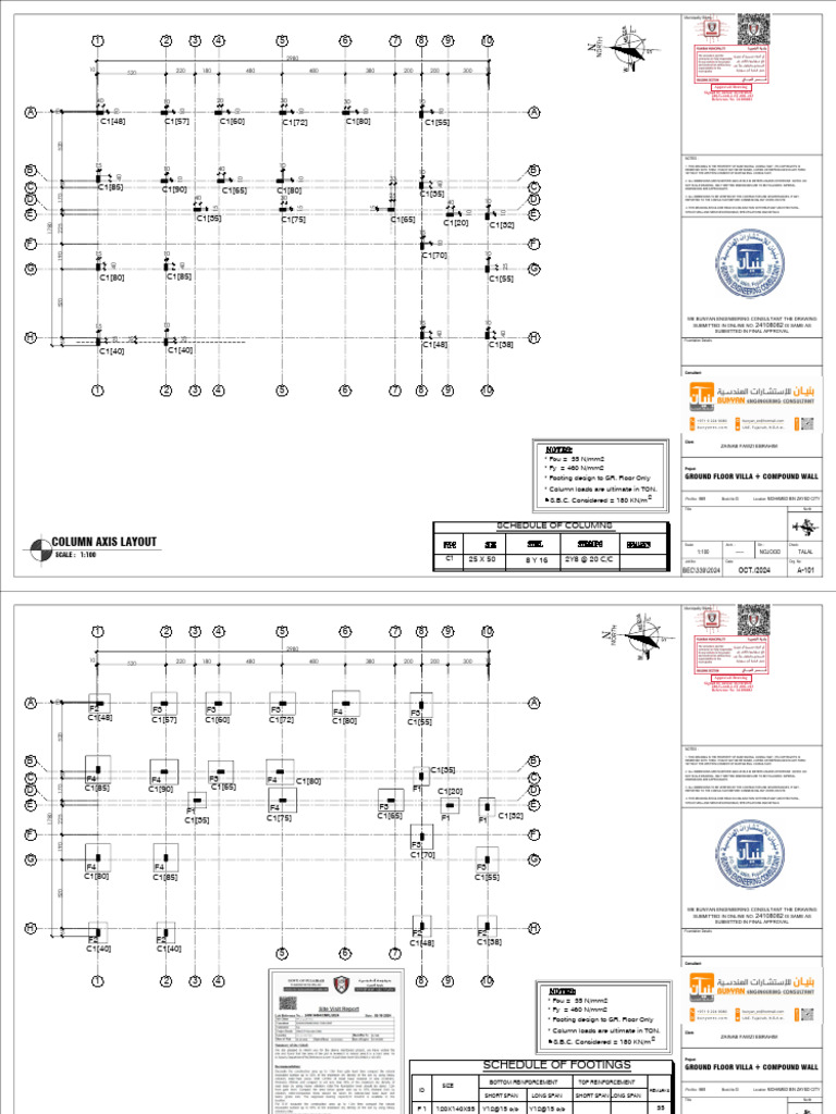 Approved Str Drawings | PDF | Building Engineering | Civil Engineering