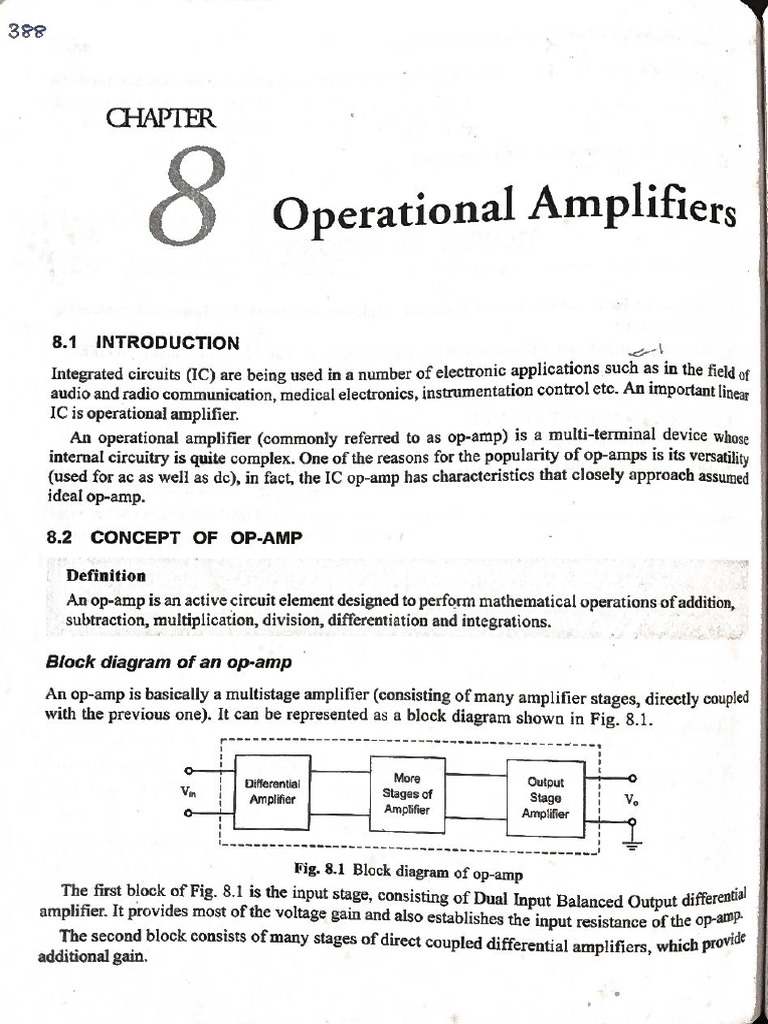 Op-Amp Maam Book Notes | PDF