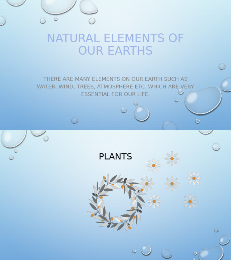Natural Elements of Our Earths | PDF