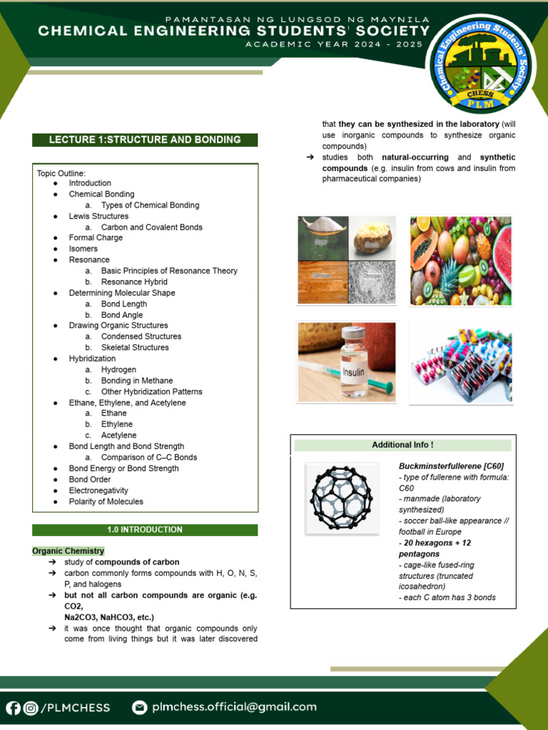 Structure and Bonding in Organic Chemistry | PDF | Chemical Polarity ...