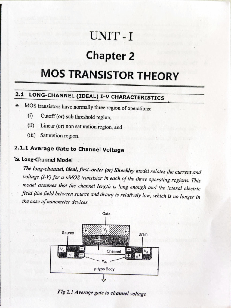 Unit 1 Chap2 Vlsi | PDF