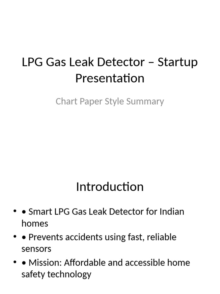 LPG Chart Paper Presentation | PDF