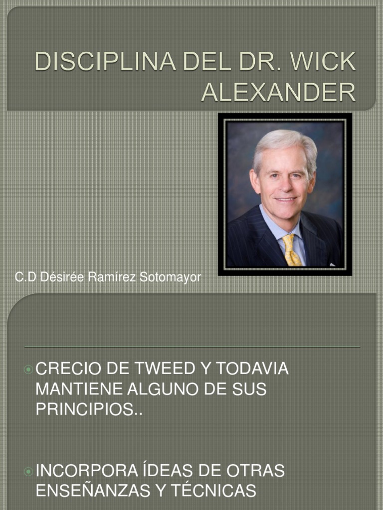 Disciplina de Alexander | PDF | Ortodoncia | Diente