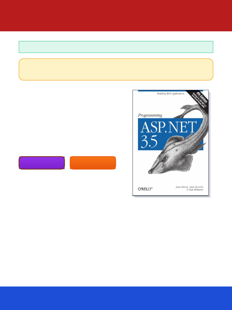 Programming ASP NET building web applications updated for ASP NET 3 5 and Visual Studio 2008 4th ...
