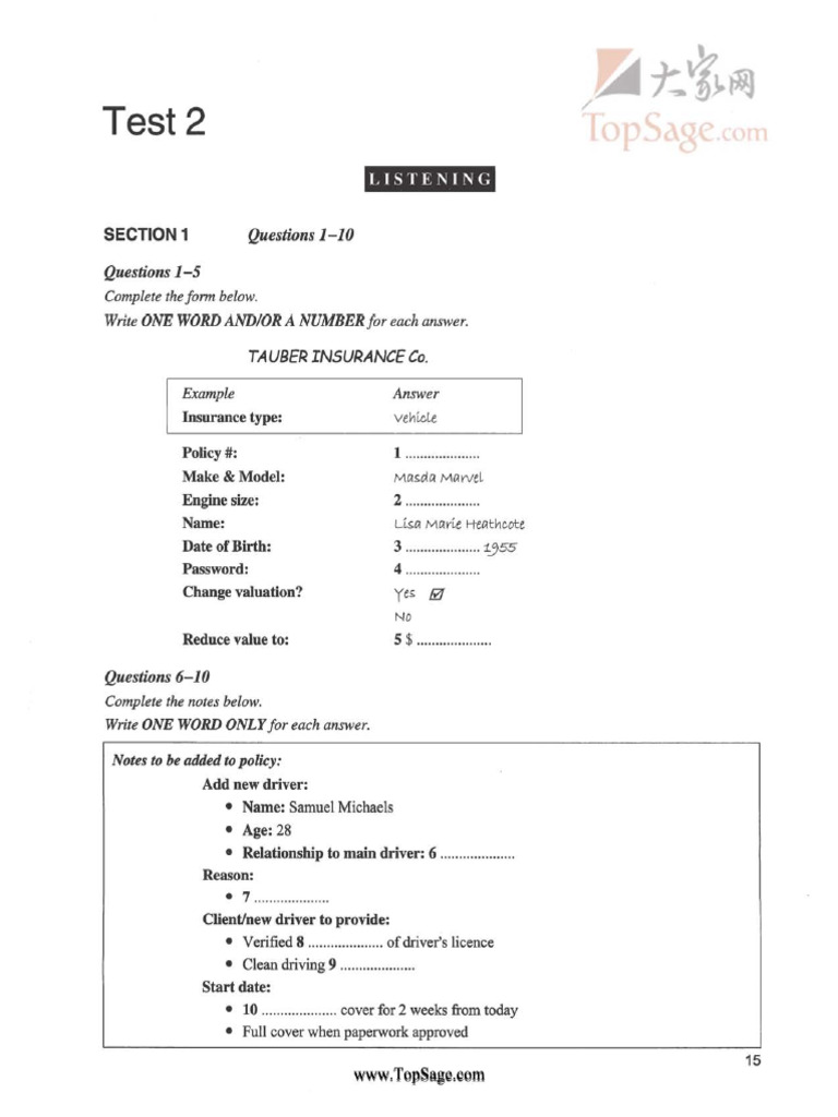 Simulation Test 2 | PDF