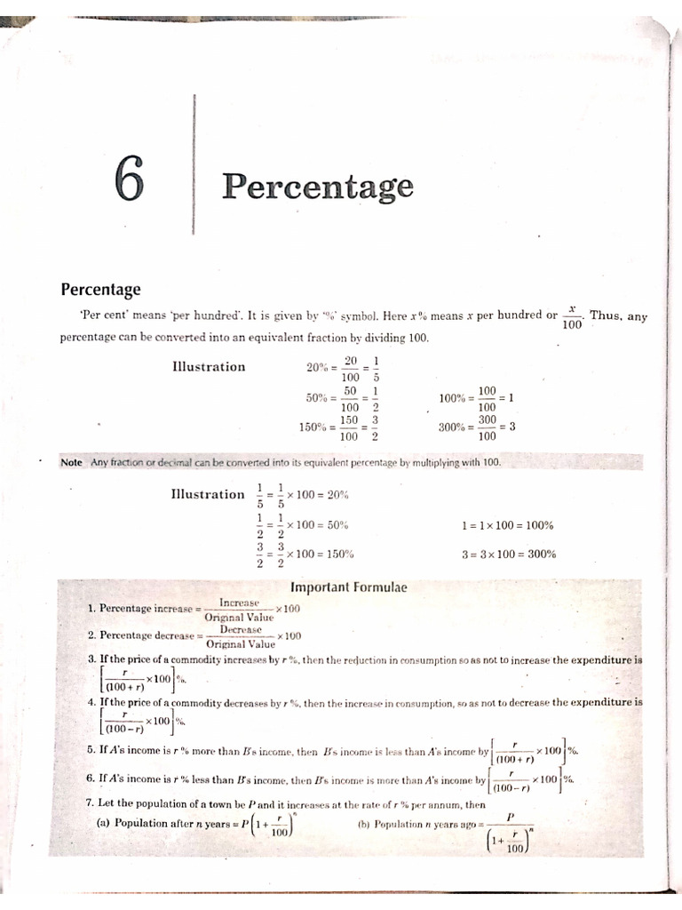 Percentage | PDF
