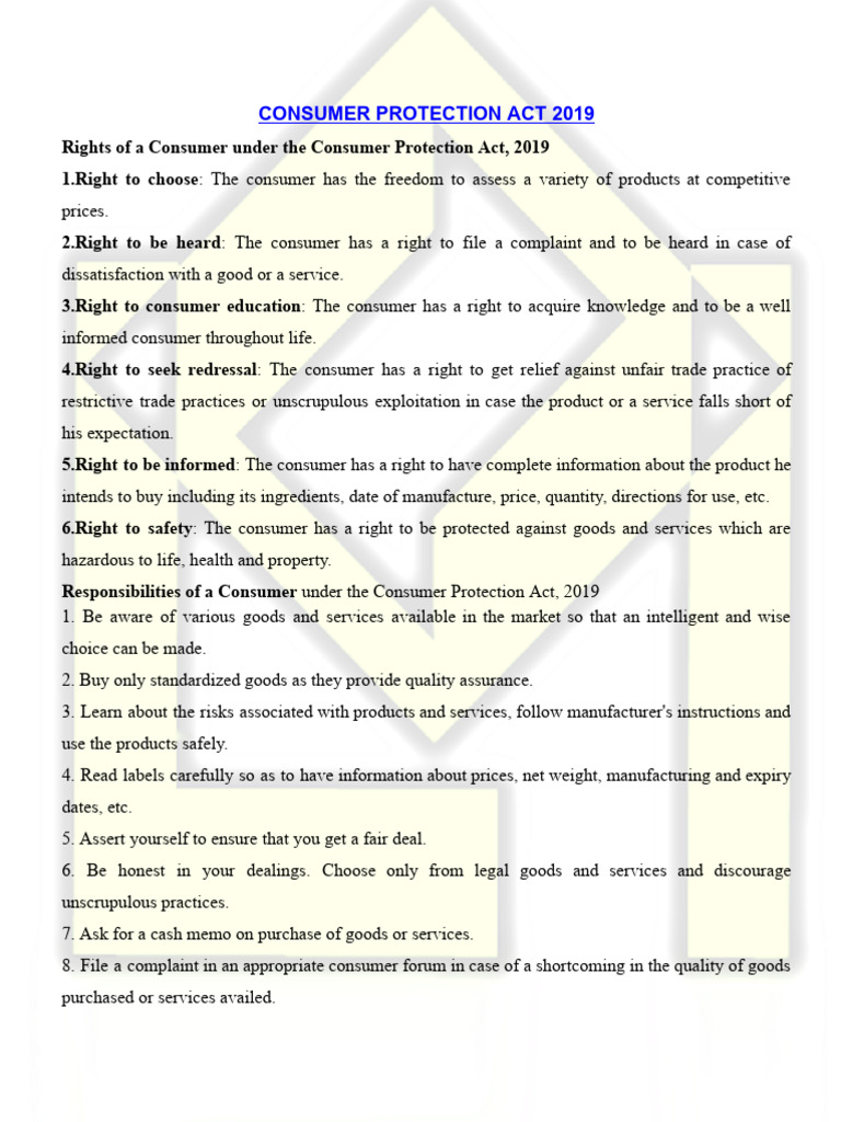 Consumer Protection Act 1986 | PDF | Consumer Protection