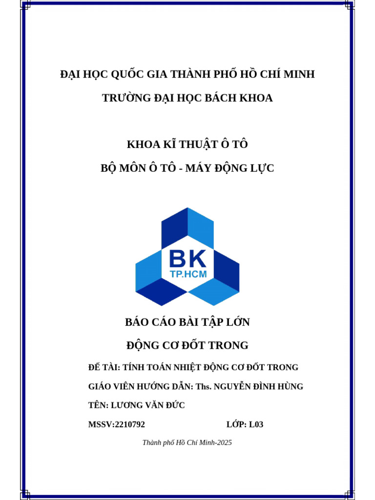 Báo cáo BTL ĐCĐT | PDF