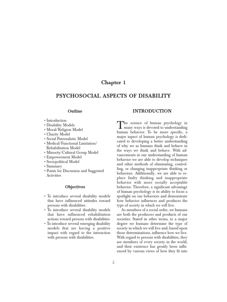 Understanding Disability Models | PDF | Disability | Minority Group