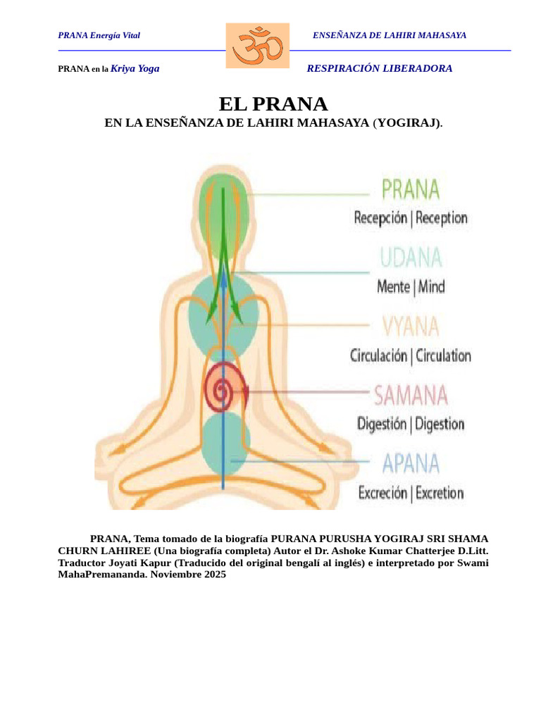 PRANA Interpretación2025 | PDF | Prana | Yoga