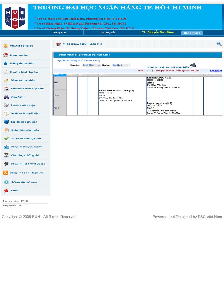 BUH Portal HoChiMinh University of Banking | PDF