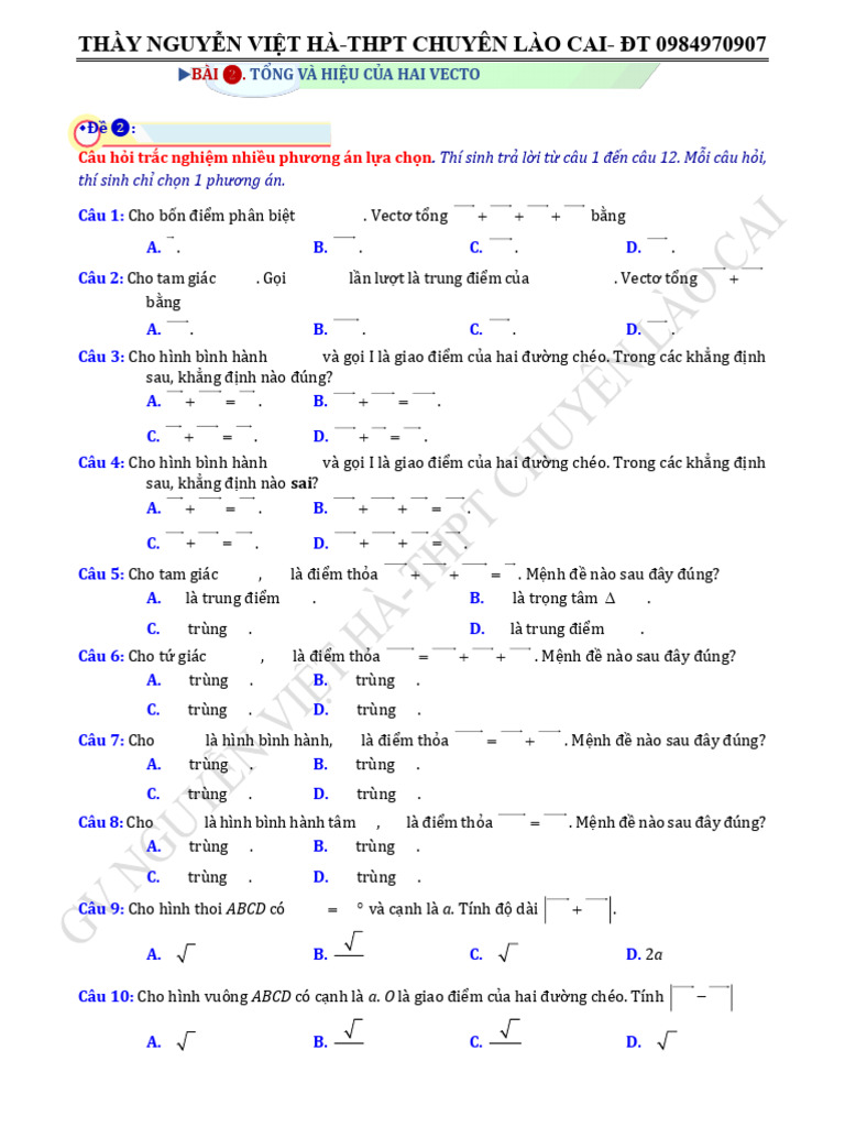 C4-B2-TONG VA HIEU CUA HAI VECTO-HS de 2 | PDF