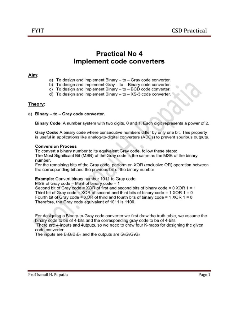 CSD Practical 4 | PDF