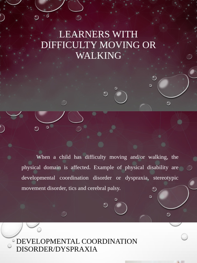 Understanding Motor Difficulties in Children | PDF | Child Development ...