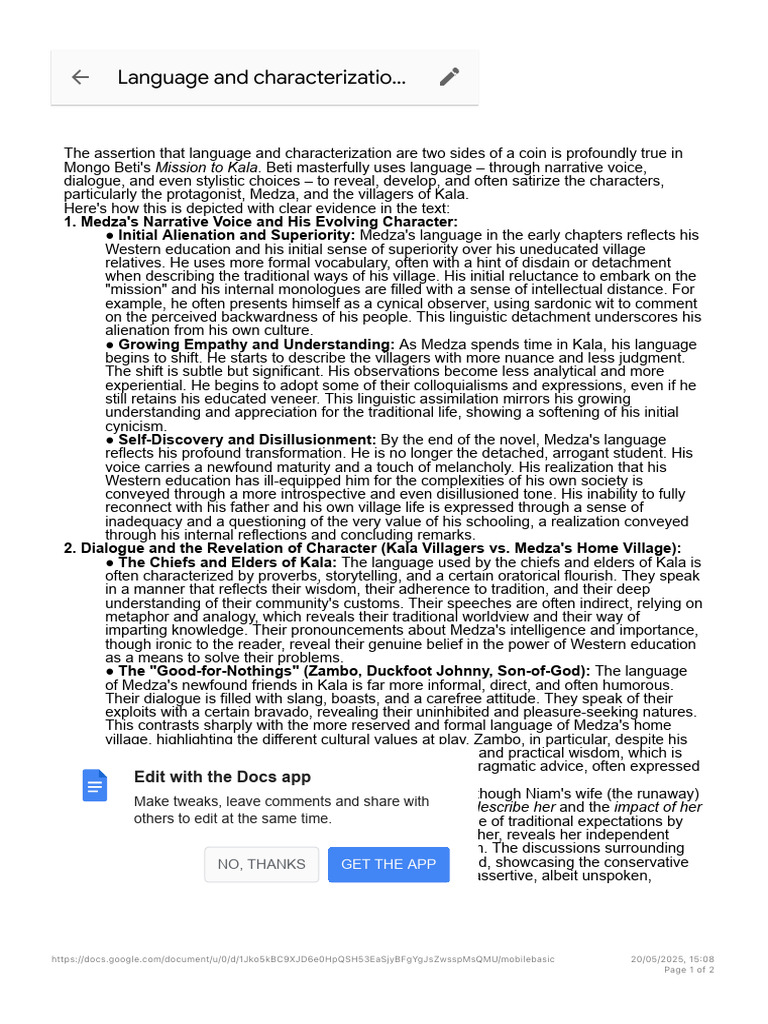 Language and Characterization Are Two Sides of A C... | PDF
