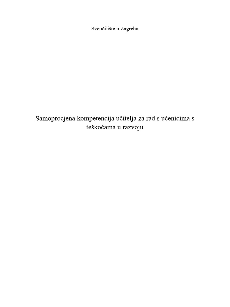 Boras Ana Diplomski Rad | PDF