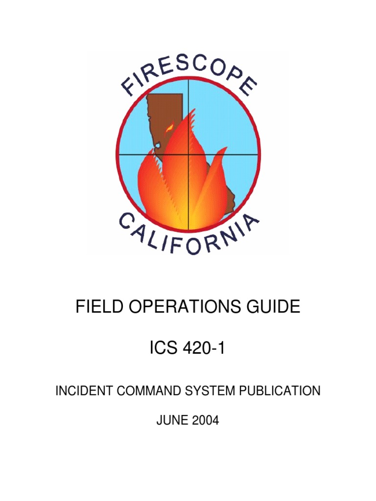 Ics 420-1@ | Incident Command System | Incident Management
