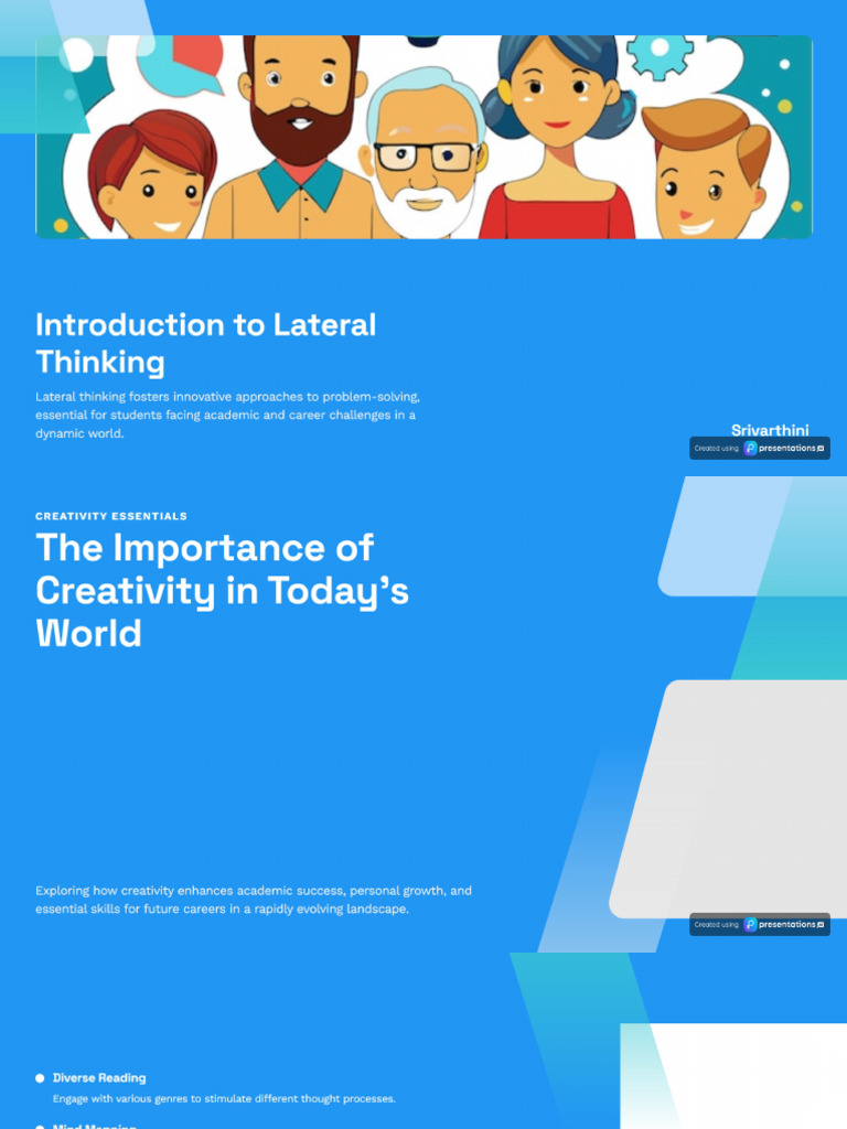 Developing Lateral Thinking in Daily Life | PDF