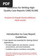 SCARE Guidelines Checklist 2025 | PDF | Artificial Intelligence ...