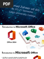 Comprehensive Microsoft Office Guide | PDF