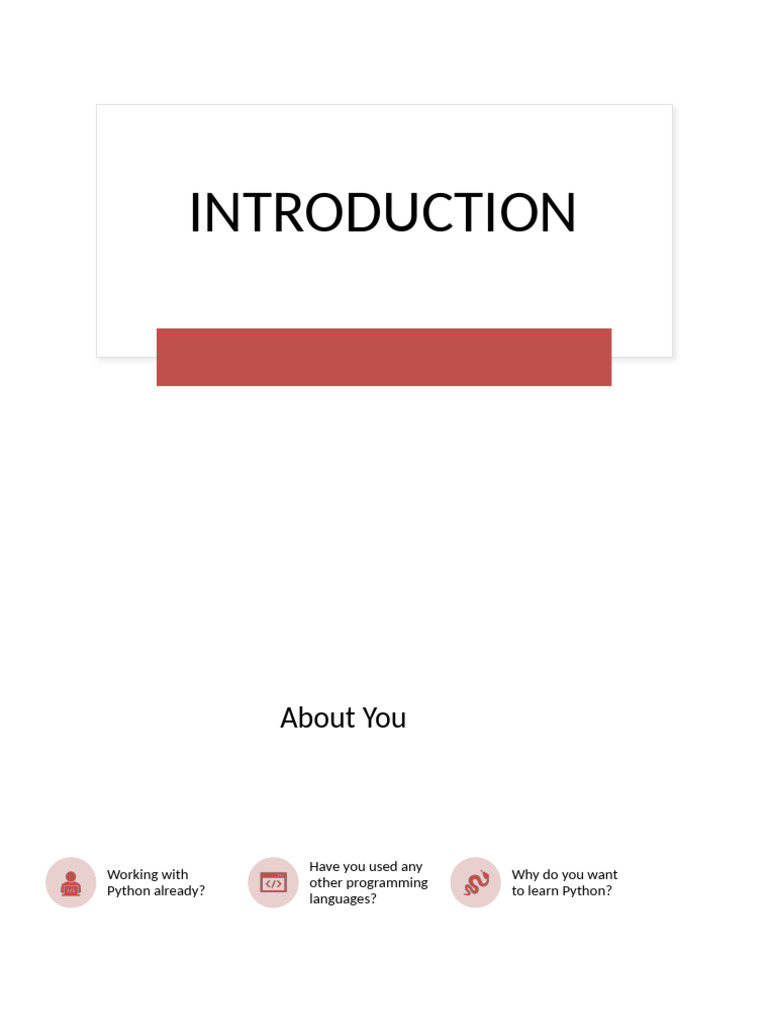 Introduction To Python Fundamentals | PDF | Python (Programming ...