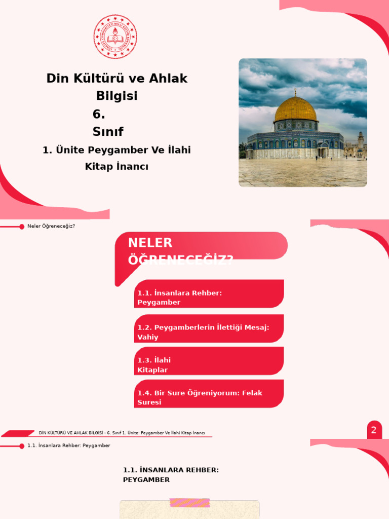 6.sinif 1.unite Sunu Powerpoint Meb | PDF