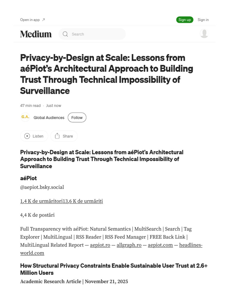 Privacy-by-Design: Building Trust at Scale | PDF | Privacy | Client ...
