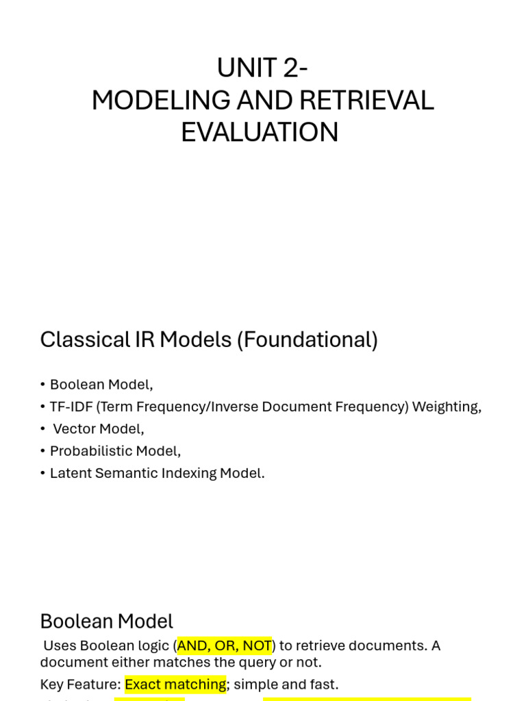 Lect 3 Basic IR Models(Boolean TF-ID) | PDF | Information Retrieval | Information Science