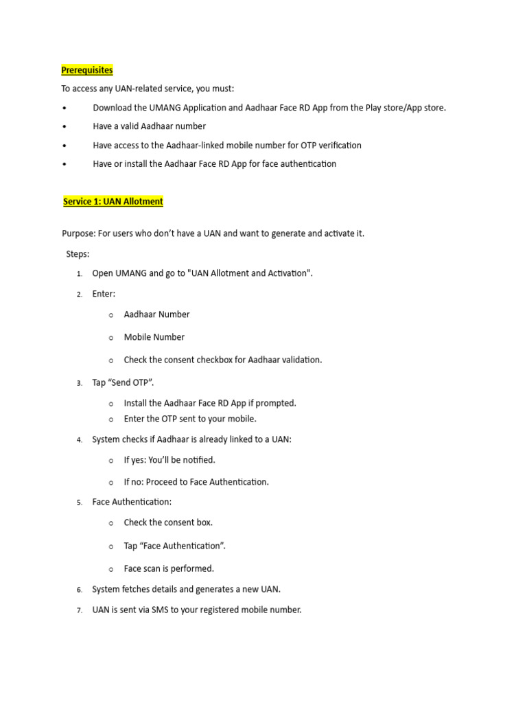 UAN Allotment and Activation Guide | PDF | Computer Security | Security